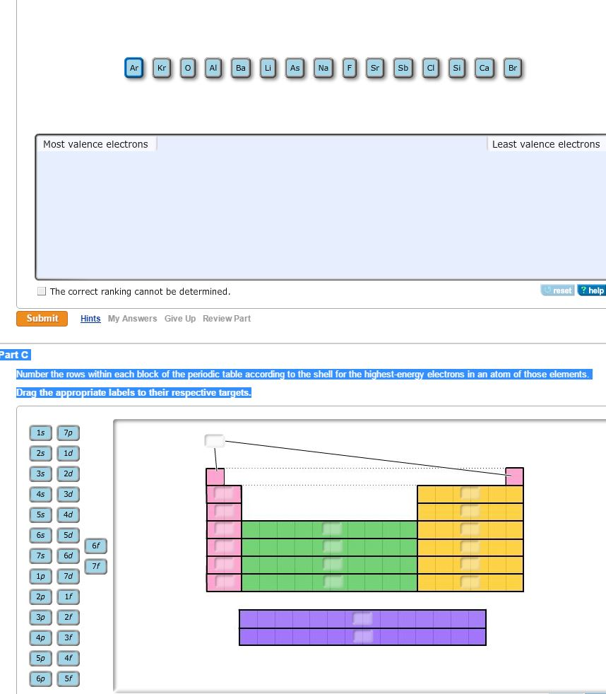 Solved Part B: Arrange the elements in decreasing order of | Chegg.com