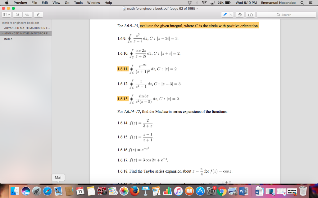 Solved 《 Preview File Edit View Go Tools Window Help 동 92%-, | Chegg.com