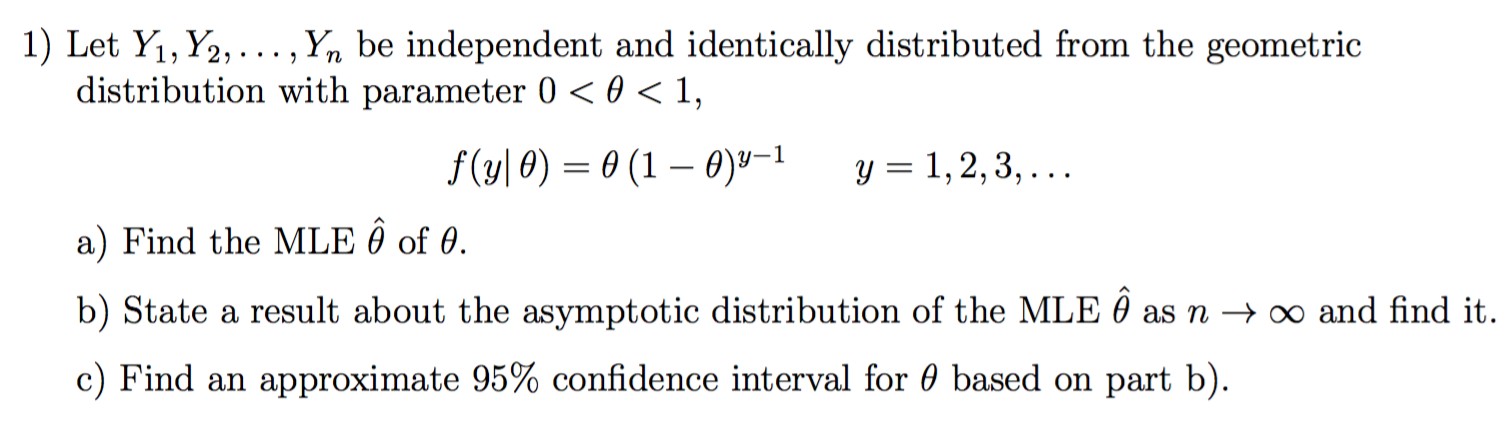 Solved Let Y_1, Y_2,..., Y_n be independent and identically | Chegg.com