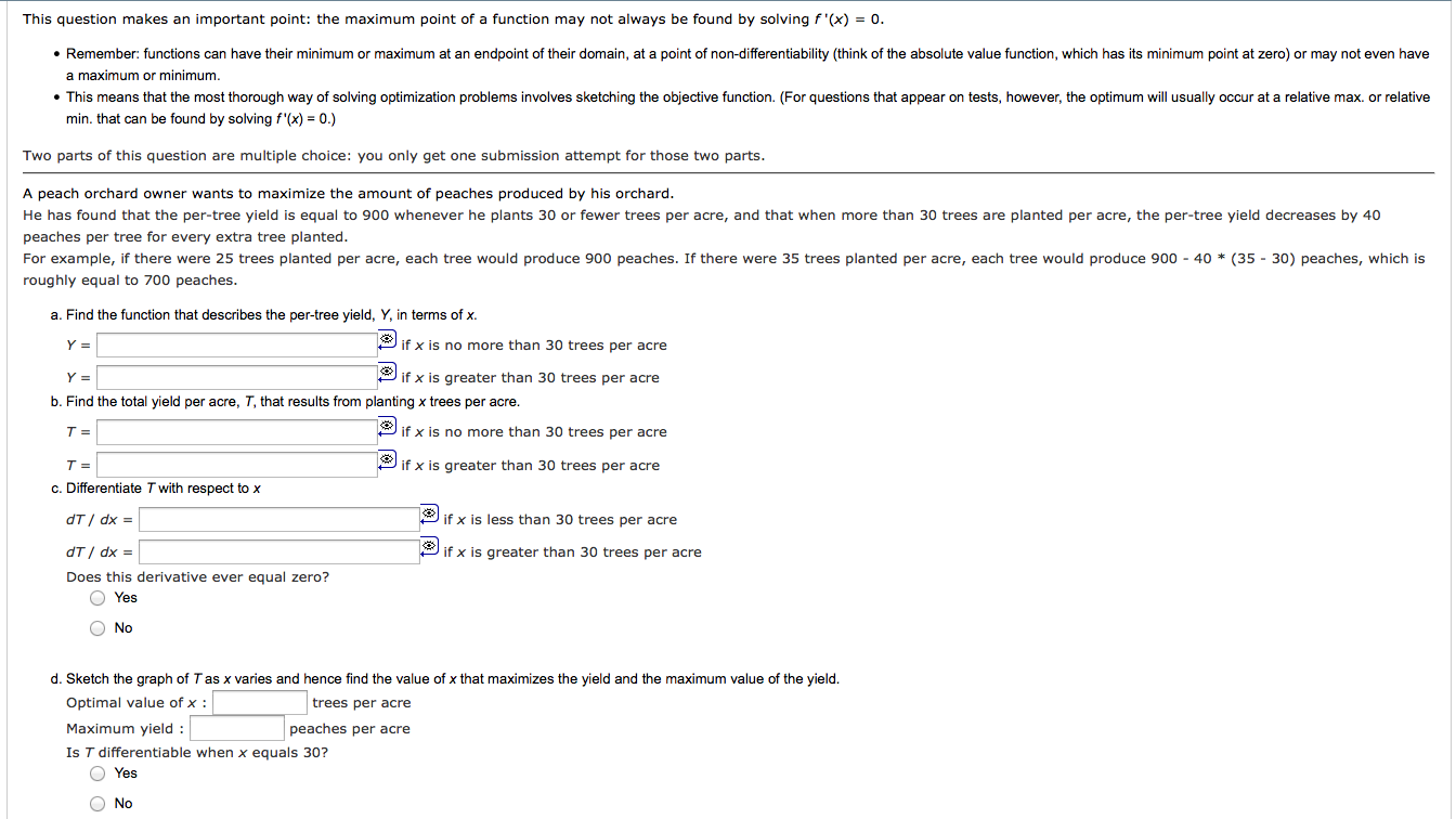 Solved This question makes an important point: the maximum | Chegg.com