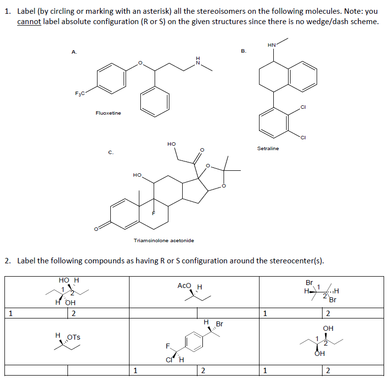 Solved Label (by circling or marking with an asterisk) all | Chegg.com