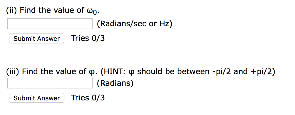 Solved The following plot shows a sinusoidal wave. From the | Chegg.com