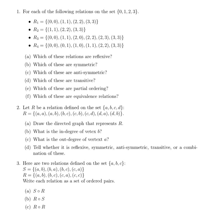 Solved Logic and algorithms questions | Chegg.com