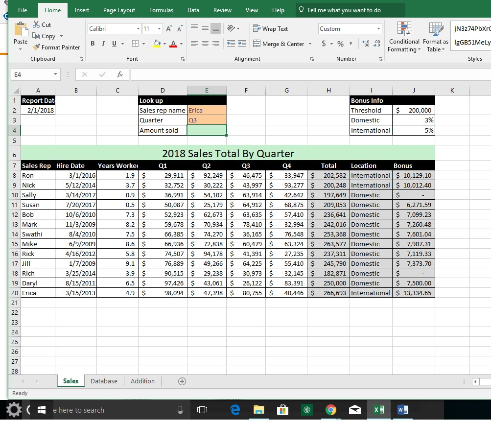 Solved File Insert Page Layout Formulas Data Review View | Chegg.com