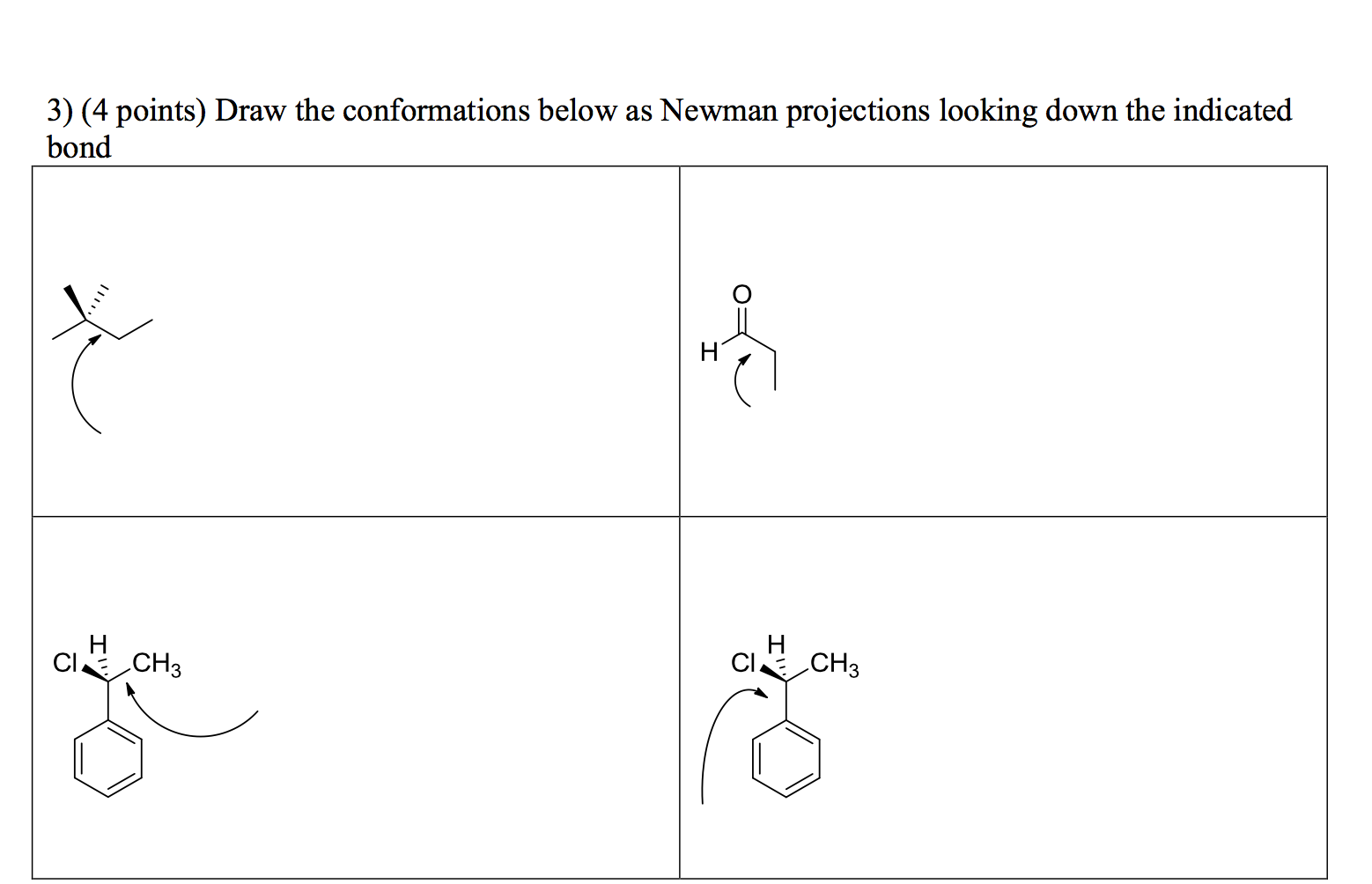 Solved Draw the conformations below as Newman projections | Chegg.com