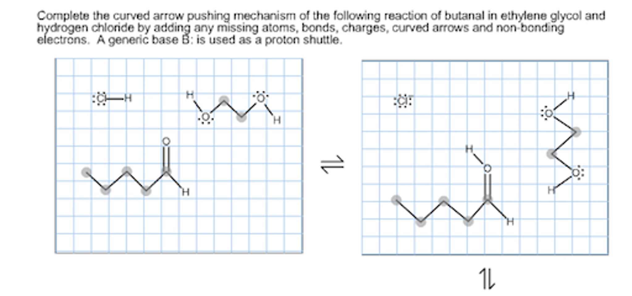 Solved Complete the curved arrow pushing mechanism of the | Chegg.com