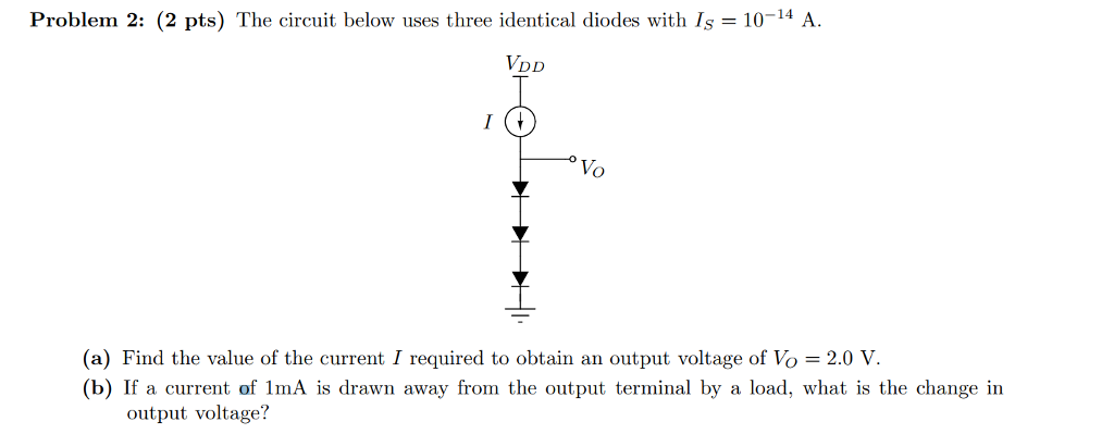 Solved Problem 2: (2 Pts) The Circuit Below Uses Three