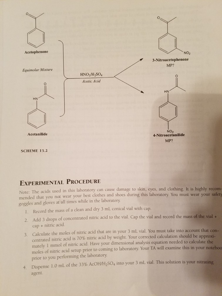 Solved 15 EXPERIMENT STUDYING THE EFFECTS OF SUBSTITUENTS ON | Chegg.com