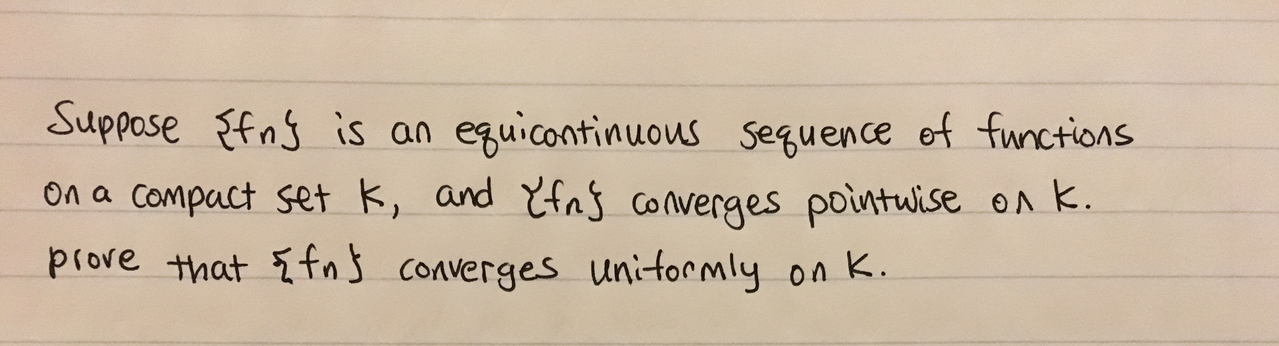 Suppose {f_n} is an equicontinuous sequence of | Chegg.com