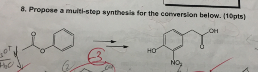 Solved Propose a multi-step synthesis for the conversion | Chegg.com