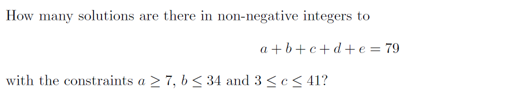 Solved How many solutions are there in non-negative integers | Chegg.com
