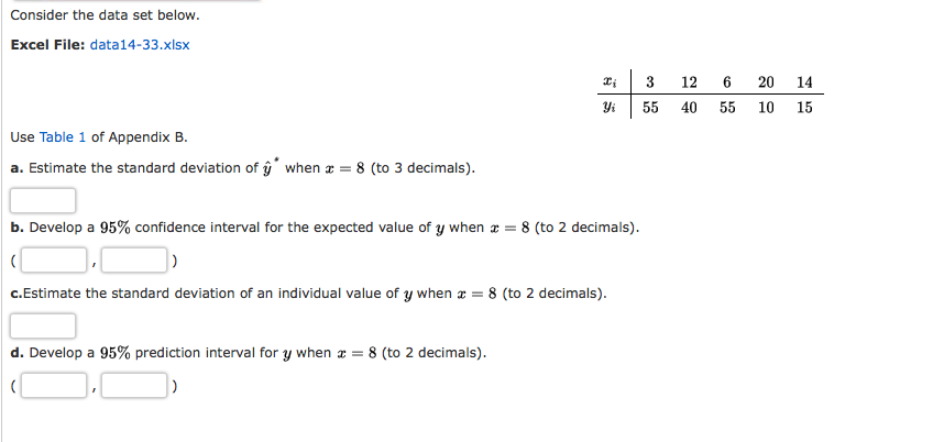 Solved Consider the data set below. Excel File: | Chegg.com Solved Consider the data set below. Excel File: | Chegg.com