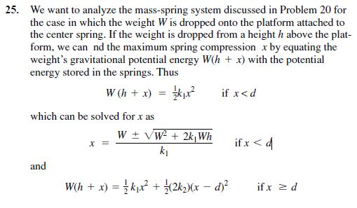 Solved 25. We want to analyze the ma system discussed in | Chegg.com