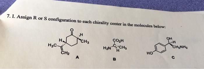 Solved Assign R or S configuration to each chirality center | Chegg.com