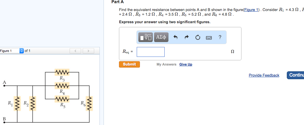 Solved Find the equivalent resistance between points A and | Chegg.com