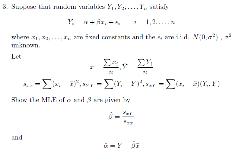 Solved Suppose that random variables Y_1, Y_2, ..., Y_n | Chegg.com