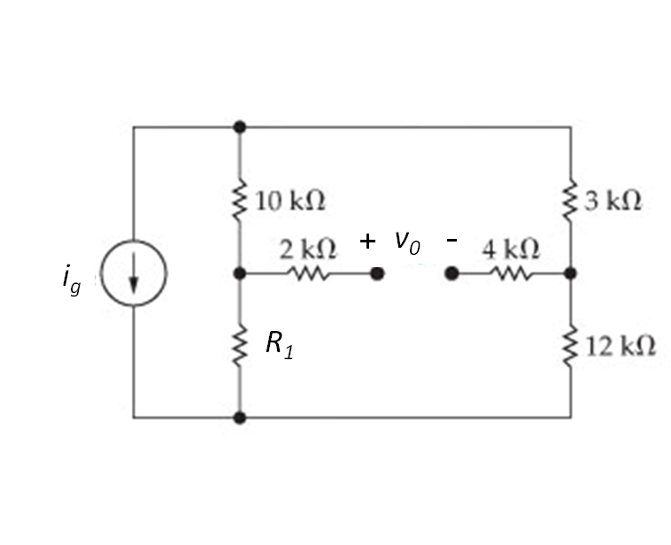 Solved v0 is the open circuit voltage between the 2 k? and 4 | Chegg.com