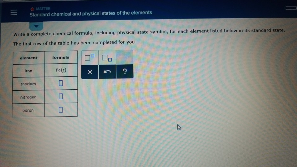 Solved Write a complete chemical formula, including physical | Chegg.com