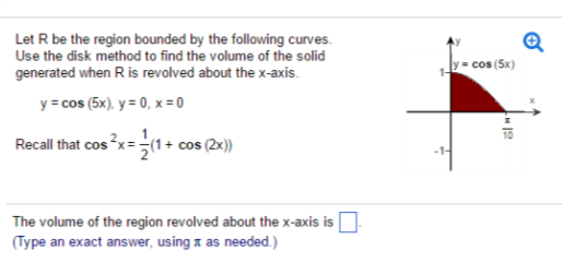 Solved Let R be the region bounded by the following curves. | Chegg.com