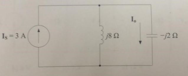 Solved Determine the value of the phasor current, Io, in | Chegg.com