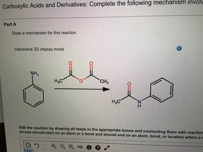 Solved Draw a mechanism for this reaction. Interactive 3D | Chegg.com