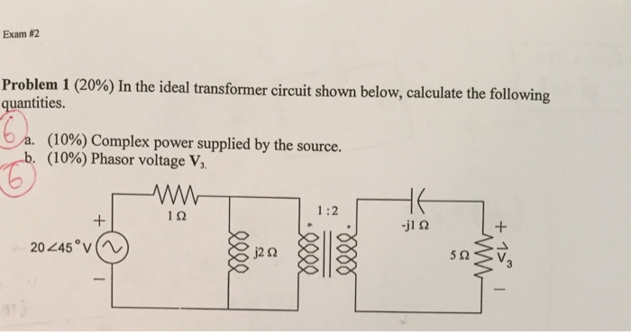 Solved In the ideal transformer circuit shown below, | Chegg.com