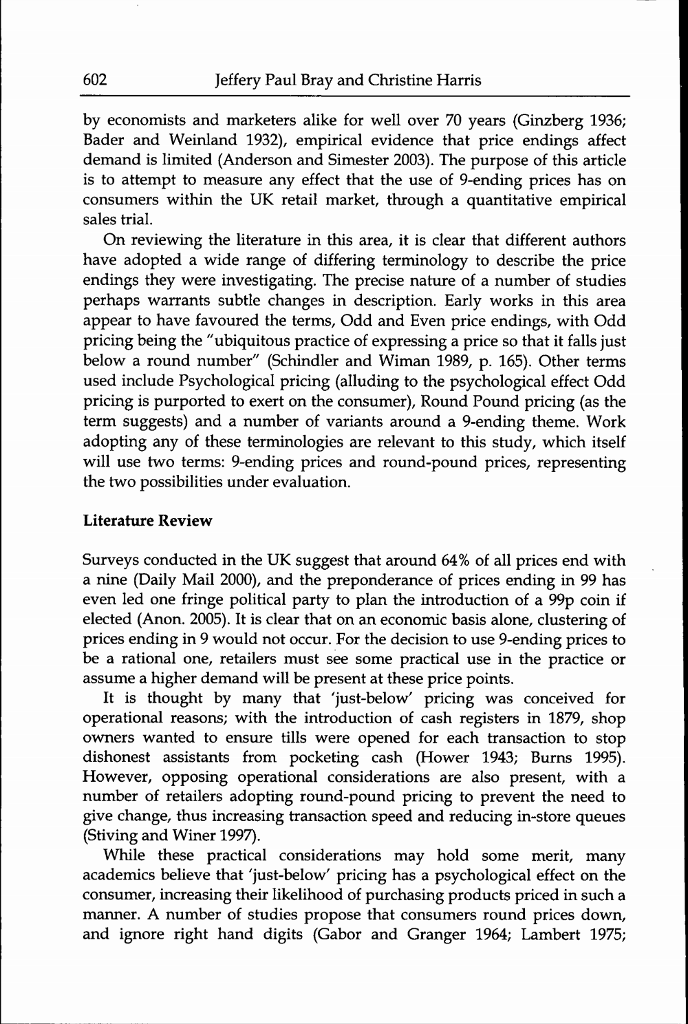 Solved What is the purpose of the Bray & Harris (2006) | Chegg.com