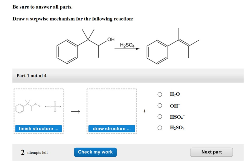 Solved Draw a stepwise mechanism for the following reaction: | Chegg.com
