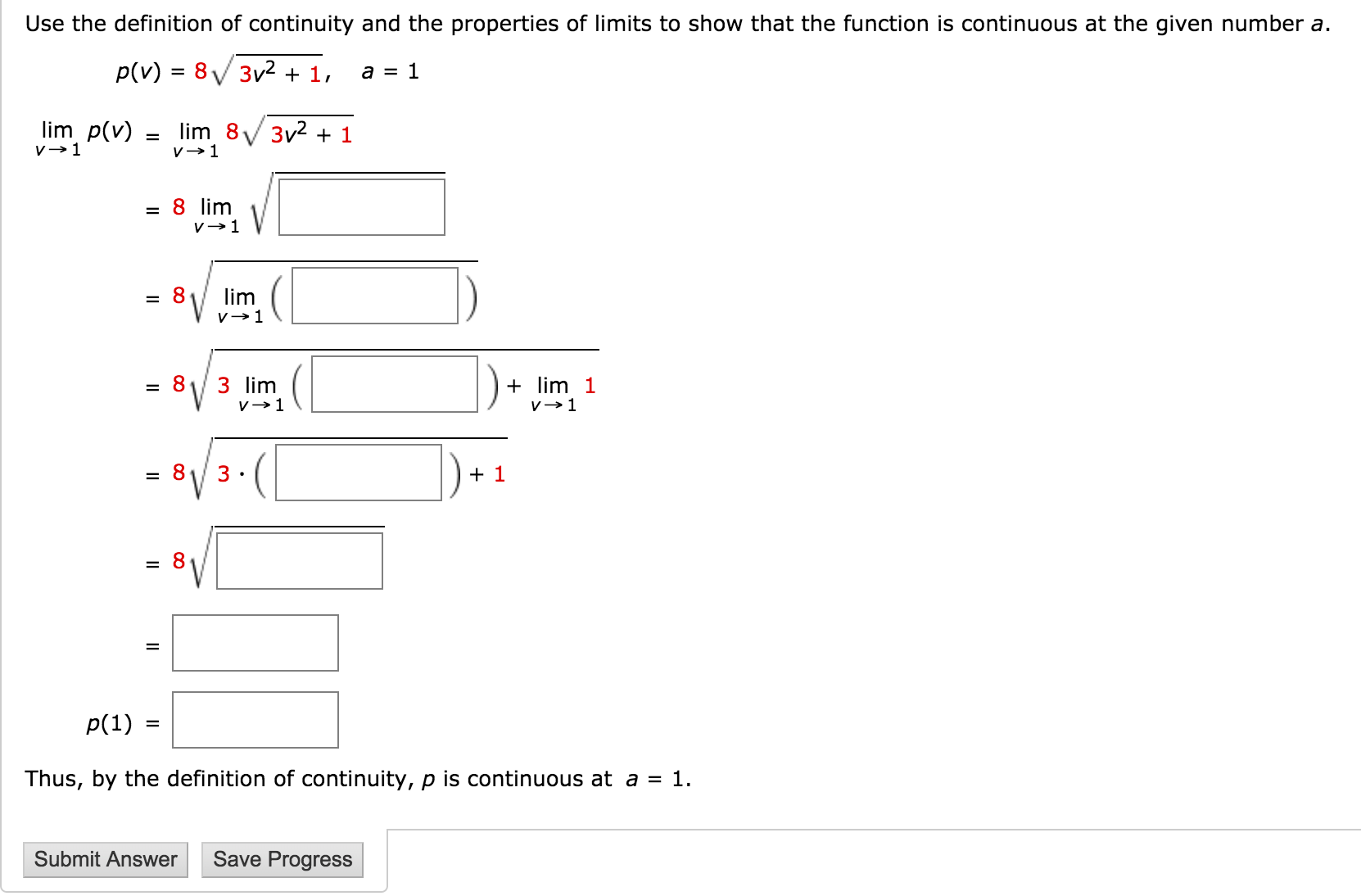 Solved Use The Definition Of Continuity And The Properties