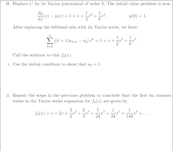 Solved Problem 3: (Approximating a forcing function with a | Chegg.com