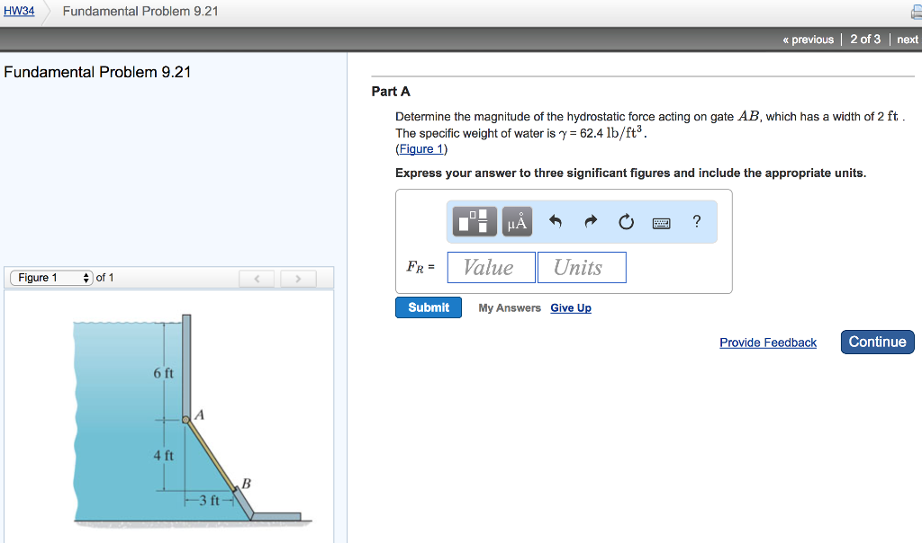 Solved HW34 Fundamental Problem 9.21 « previous | 2 of 3 | | Chegg.com