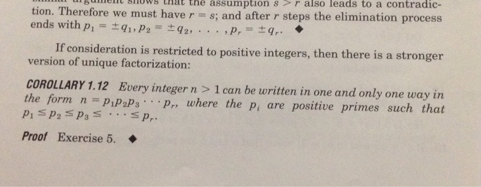 Solved Every integer n>1 can be written in one and only one | Chegg.com