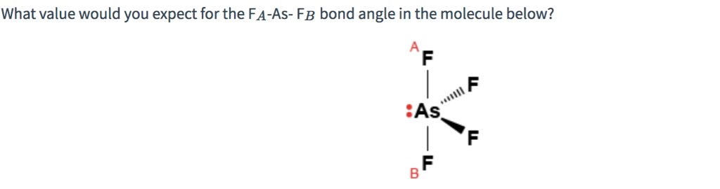 Solved What value would you expect for the FA-AS-FB bond | Chegg.com