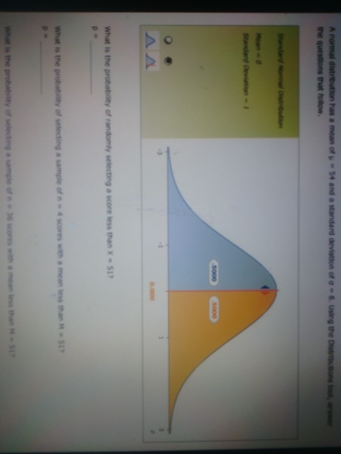 Solved What is the probability of randomly selecting a score | Chegg.com