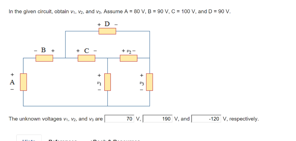 Solved In the given circuit, obtain v1, V2, and V3. Assume A | Chegg.com