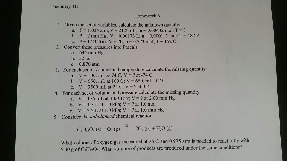Solved Given the set of variables, calculate the unknown | Chegg.com