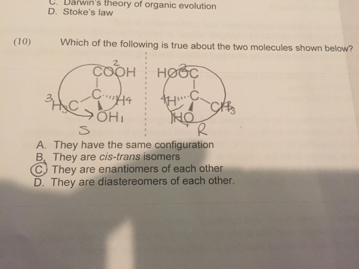 Solved which of the following is true about the two | Chegg.com
