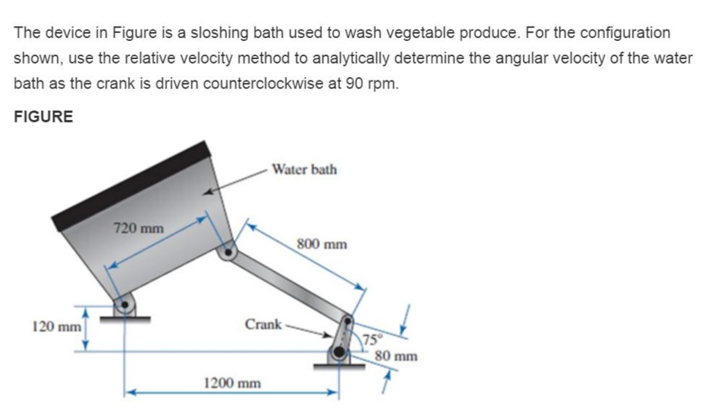 Solved Use the relative velocity method to analytically | Chegg.com