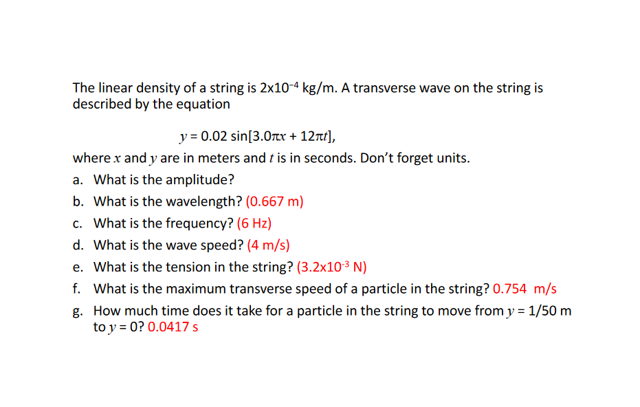 Solved The linear density of a string is 2x10-4 kg/m. A | Chegg.com