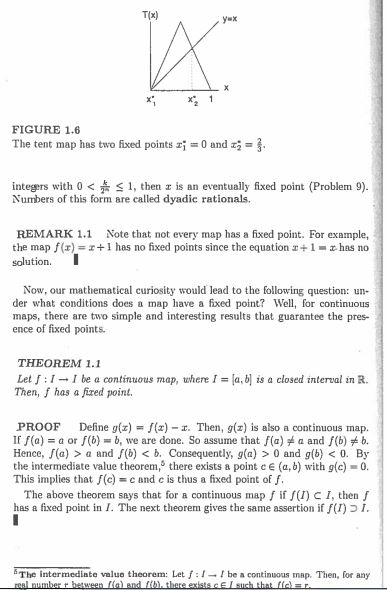 Solved The tent map T is defined as T(x) = {2x, for 0 | Chegg.com