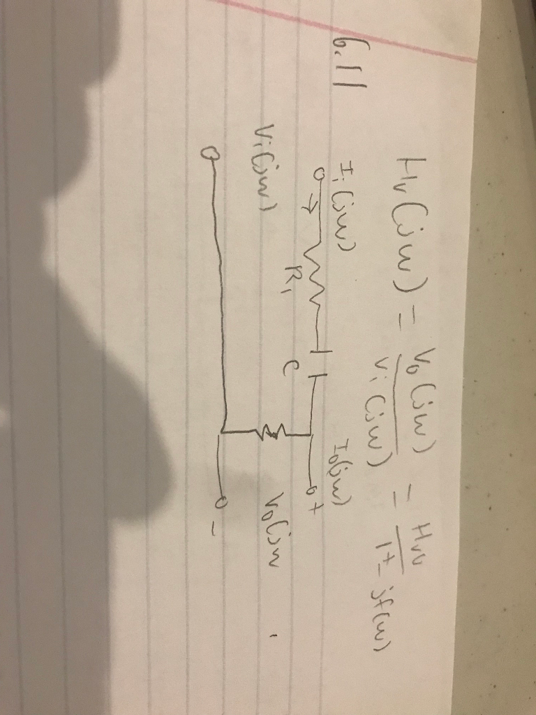 Solved derive the transfer function and determine if this is | Chegg.com