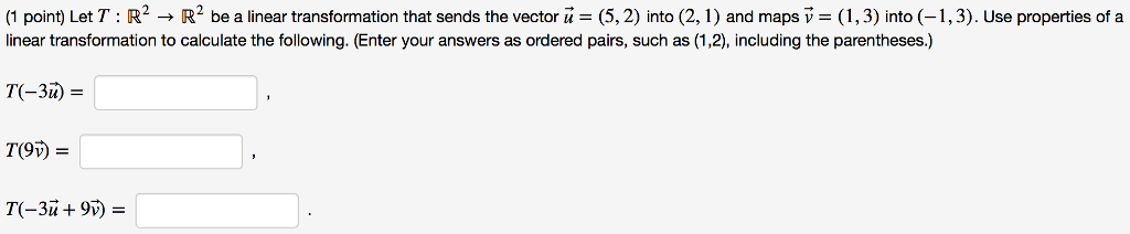 Solved Let T: R^2 rightarrow R^2 be a linear transformation | Chegg.com
