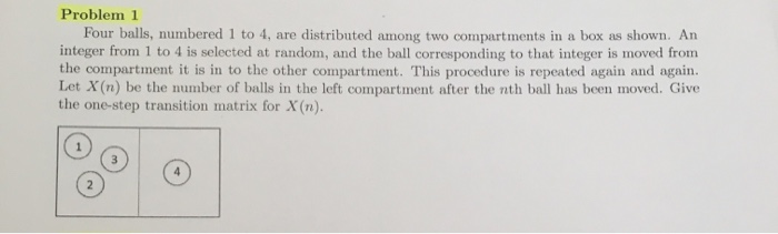 Solved Four balls, numbered 1 to 4, are distributed among | Chegg.com