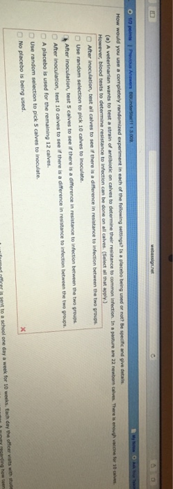 Solved How would you use a completely randomized experiment | Chegg.com