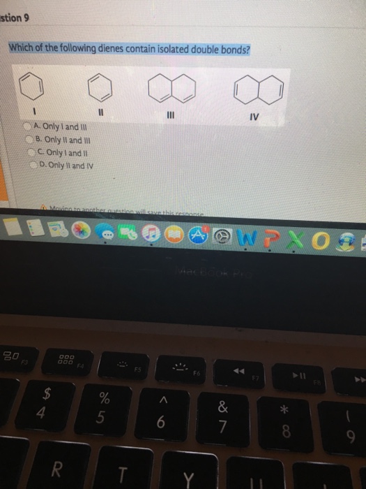 Solved Which of the following dienes contain isolated double | Chegg.com