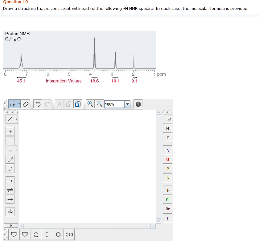 Solved Draw a structure that is consistent with each of the | Chegg.com