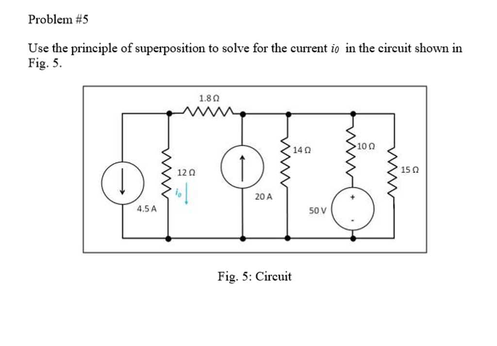 Solved Use the principle of superposition to solve for the | Chegg.com