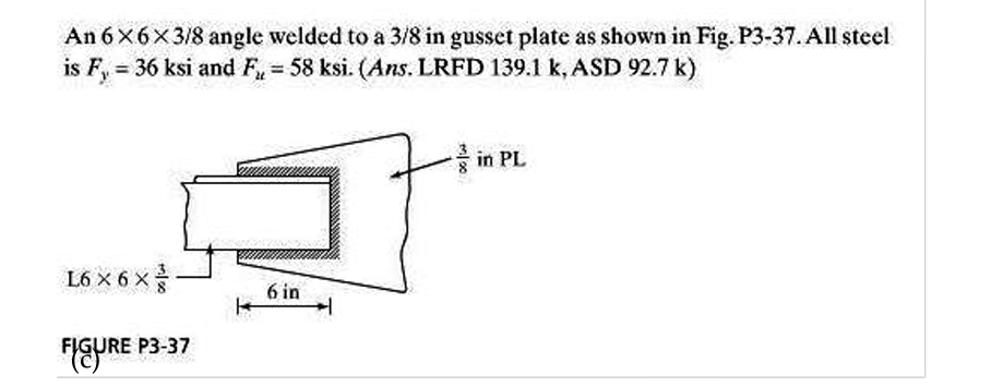 Solved Determine the LRFD design strength and the ASD | Chegg.com