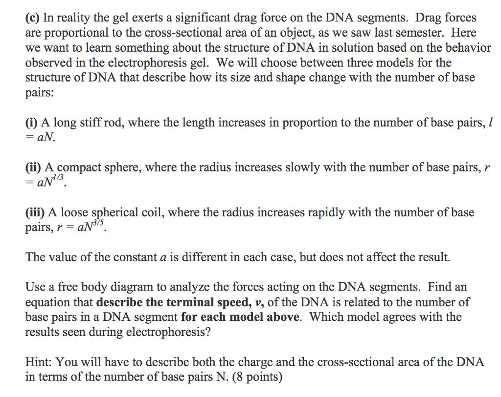 Solved Biologists use gel electrophoresis to sort DNA | Chegg.com