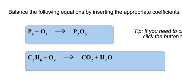 Solved Balance the following equations by inserting the | Chegg.com